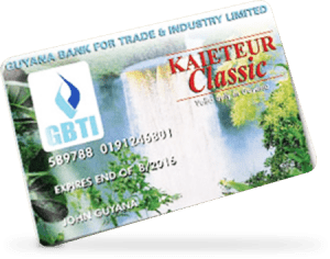 GBTI Debit Card | VISA Prepaid Debit Card Guyana