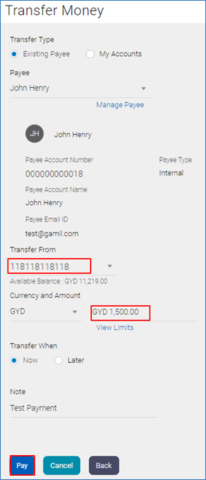 GO banking personal - GBTI