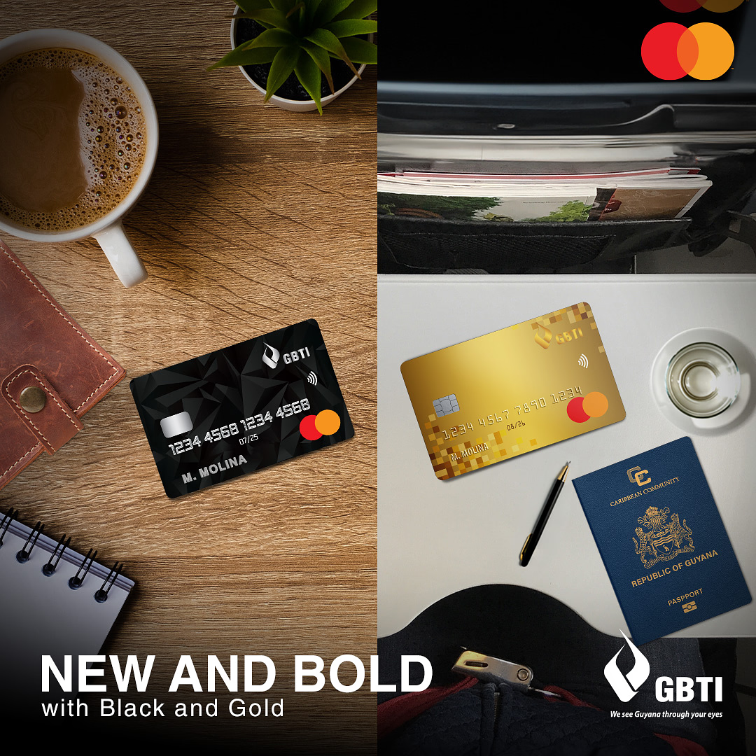 Debit Cards | Credit Cards | GBTI Bank Guyana